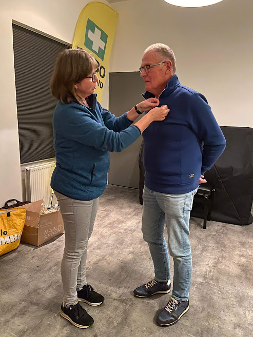 Peter Dam 35 jaar - EHBO Zuidwolde